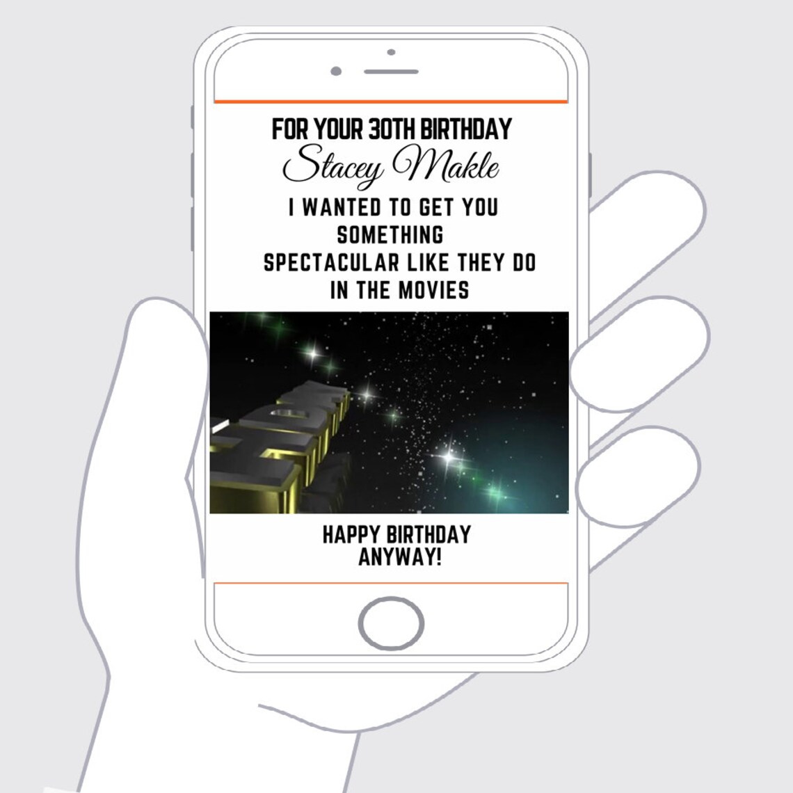 Virtual Video Happy Birthday Card Download Digital T Notes - Etsy
