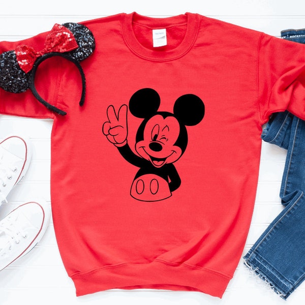 Shop Mickey Peace Sign Online - Etsy