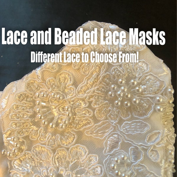 Lace Face Mask - Etsy