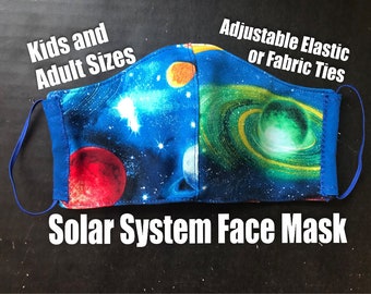 Solar System Kids Mask - Etsy