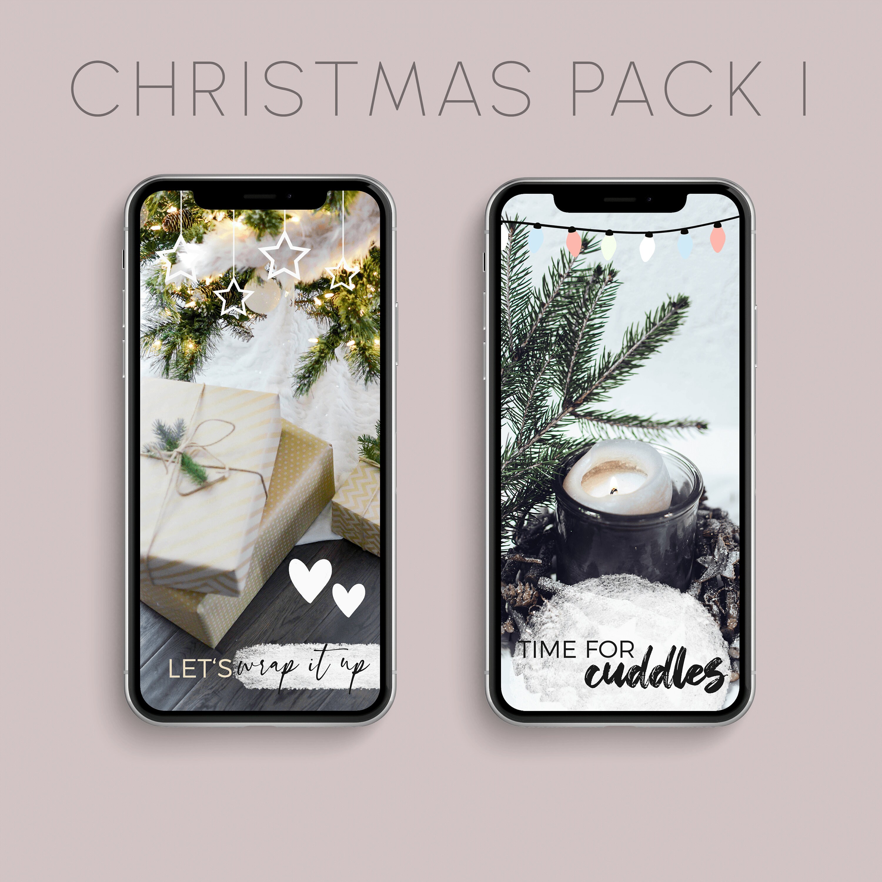 Story Sticker Christmas Pack I, Instagram Story Sticker, Christmas ...