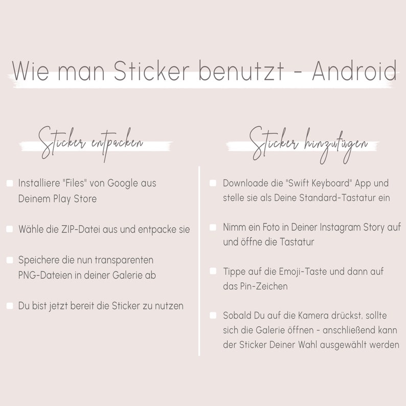 Story Sticker 60 Deutsche Sommer Sticker Sommer Pack 2 - Etsy