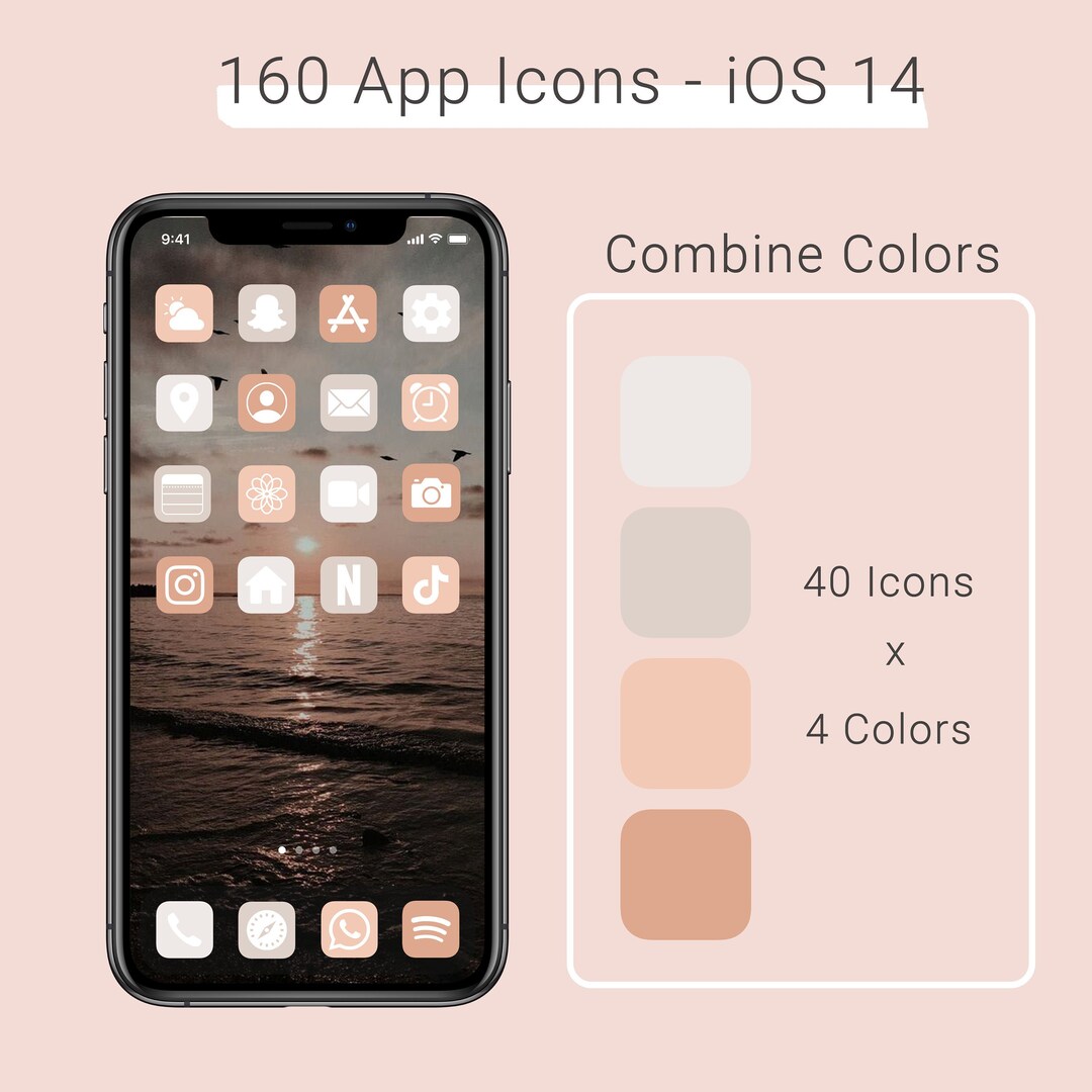 Íconos de iOS 14, íconos de aplicaciones, 160 íconos de aplicaciones ...