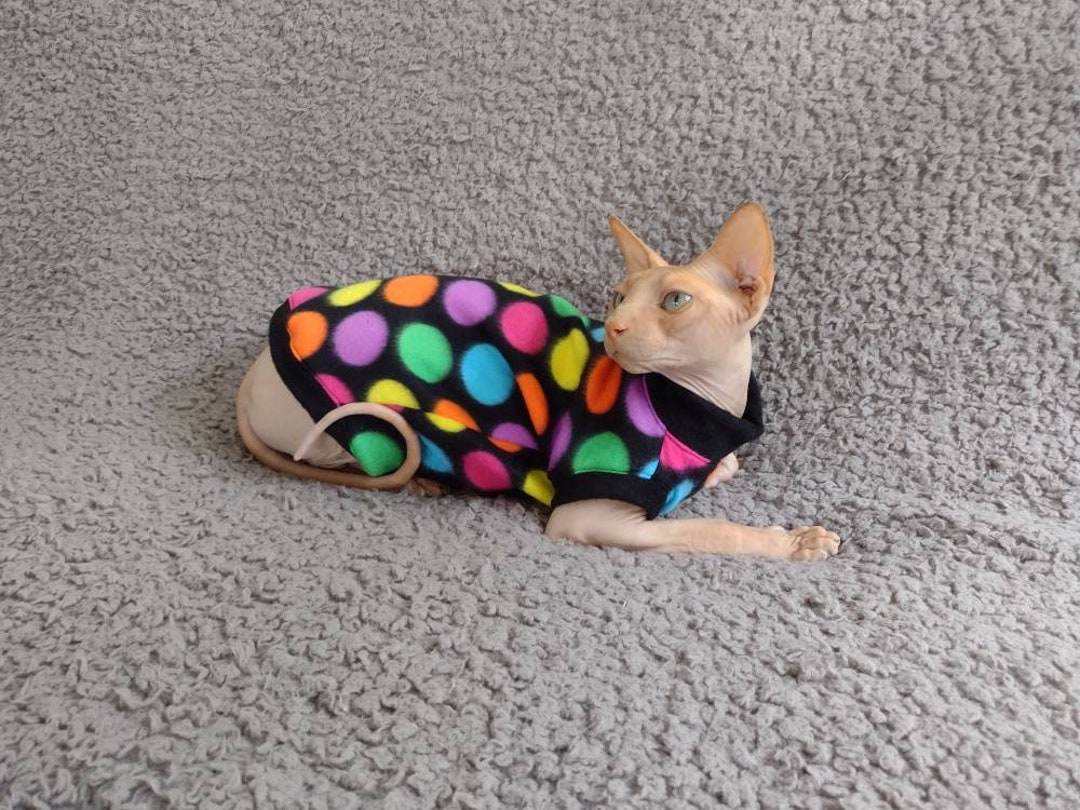 Sphynx Cat Clothes, Bambino Sphynx Clothes, Sphynx Cat Sweater, Sphynx ...