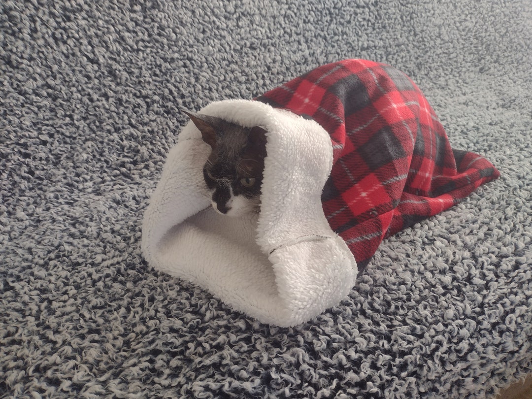 Snuggle Bed, Cat Sleep Sack, Snuggle Sack, Sleeping Bag, Pet Sleeping ...