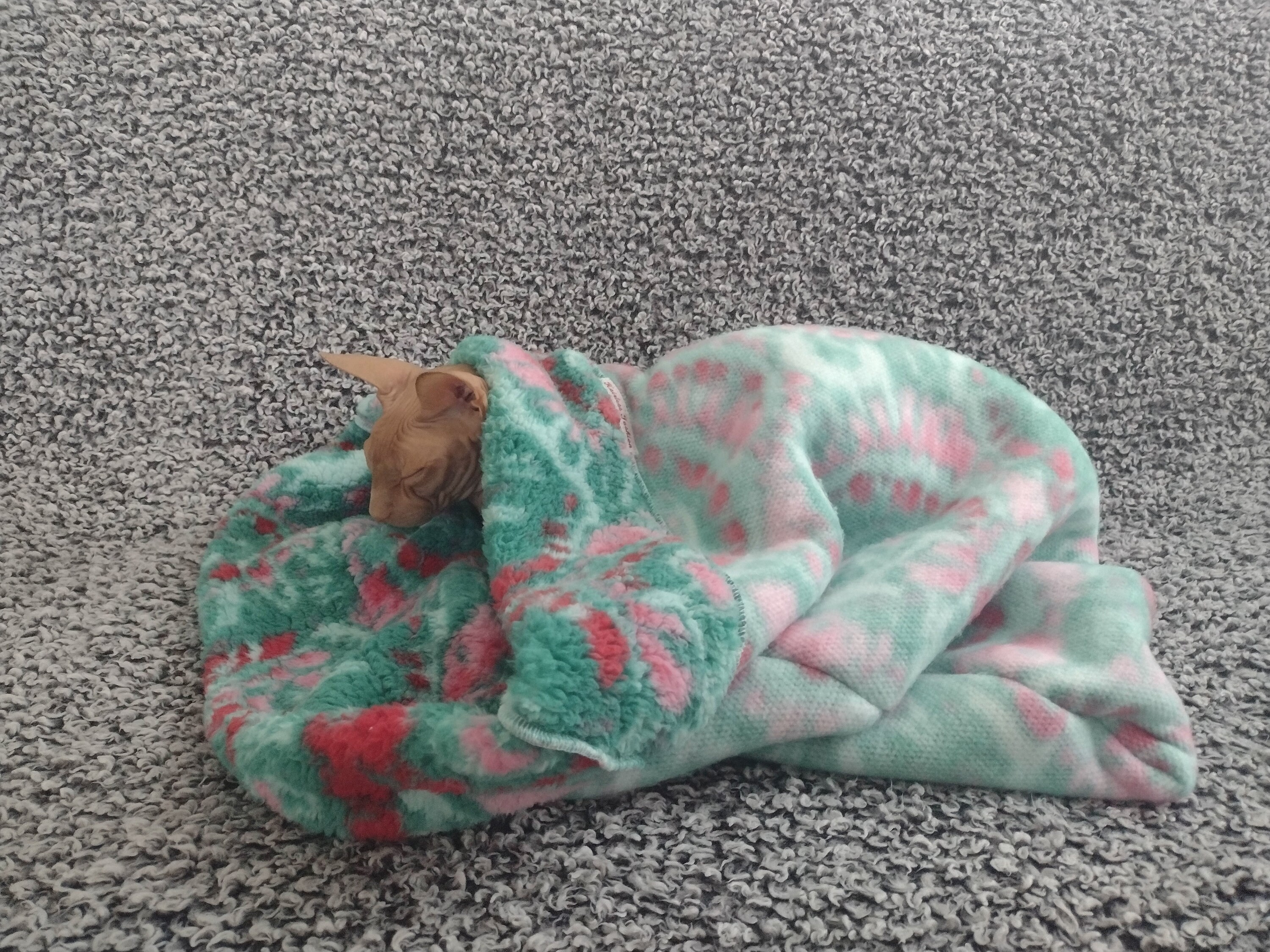 Snuggle Bed, Cat Sleep Sack, Sleeping Bag, Pet Sleeping Bag, Pet ...