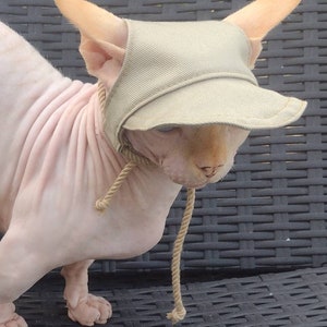 Sphynx Cat Hat, Bambino Sphynx Hat, Hat for Sphynx, Hairless Cat Hat ...
