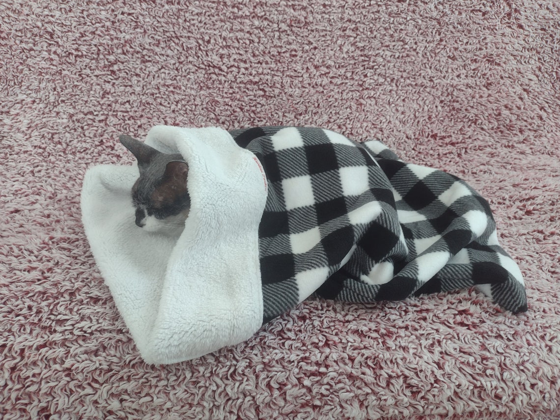 Snuggle Bed, Cat Sleep Sack, Snuggle Sack, Sleeping Bag, Pet Sleeping ...