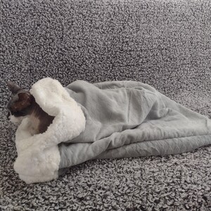 Snuggle Bed, Cat Sleep Sack, Sleeping Bag, Pet Sleeping Bag, Pet ...