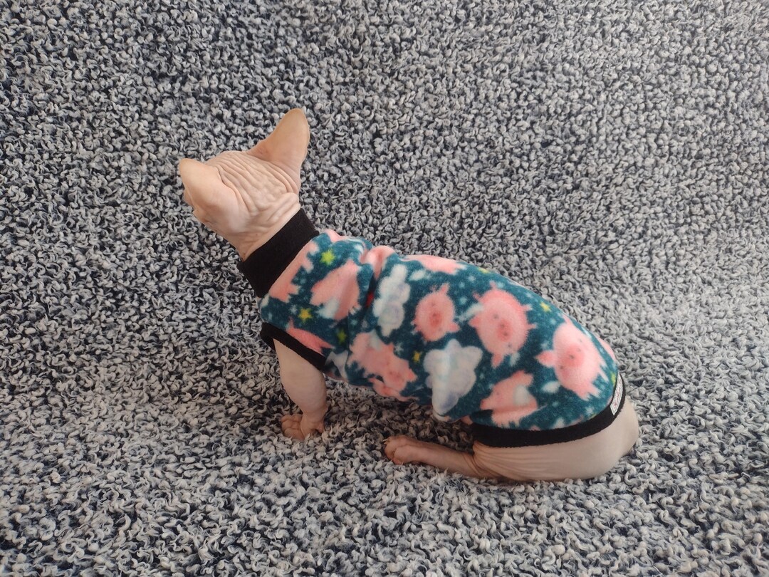 Sphynx Cat Clothes, Bambino Cat Clothes, Cat Clothes, Sphynx Sweater, Hairless Cat Clothes ...