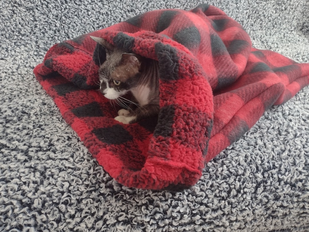 Snuggle Bed, Cat Sleep Sack, Sleeping Bag, Pet Sleeping Bag, Pet ...