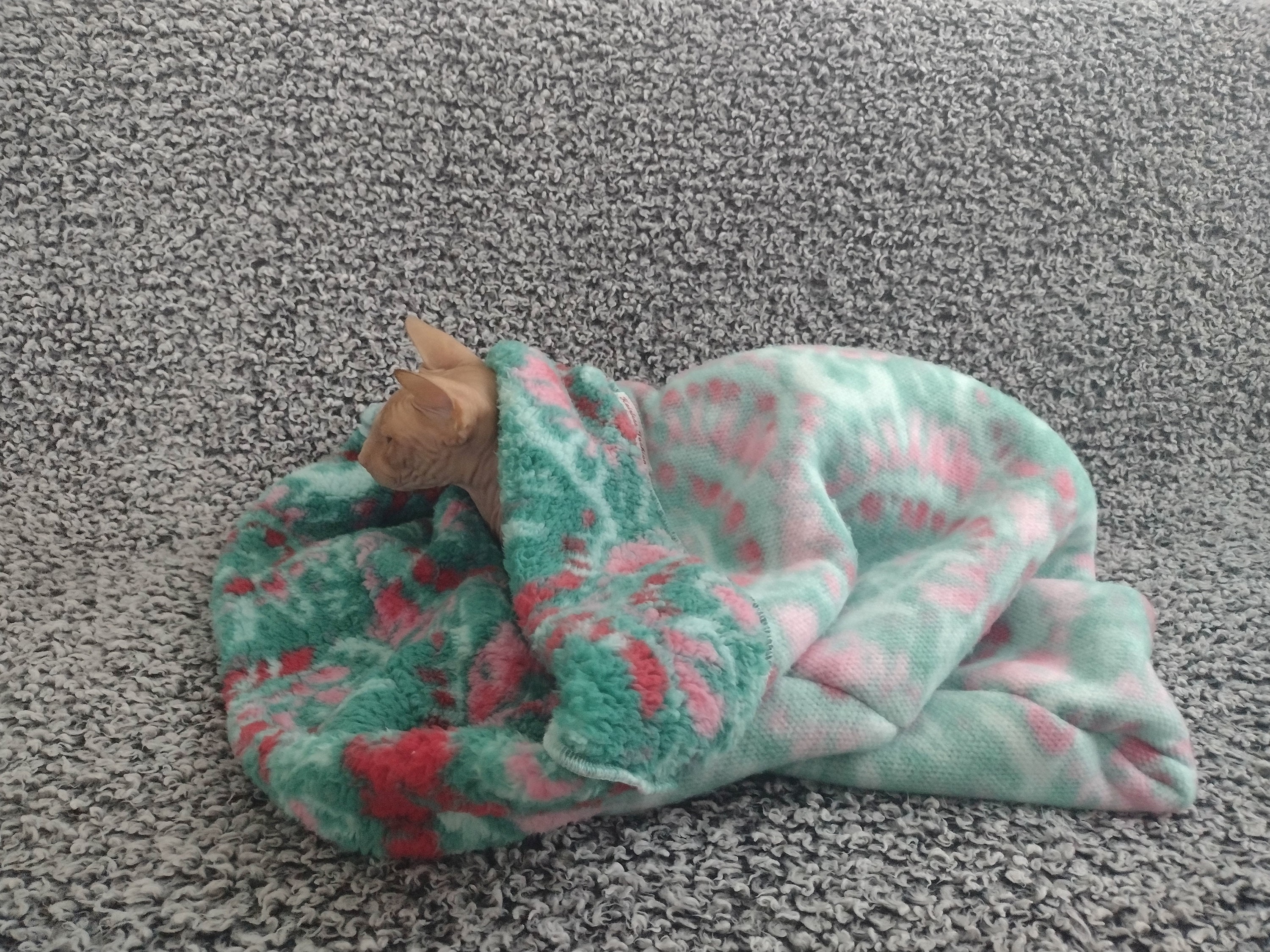 Snuggle Bed, Cat Sleep Sack, Sleeping Bag, Pet Sleeping Bag, Pet ...