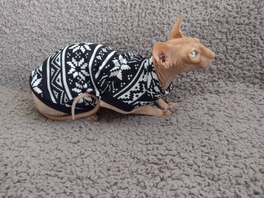 Sphynx Cat Clothes, Bambino Sphynx Clothes, Sphynx Sweater, Sphynx ...
