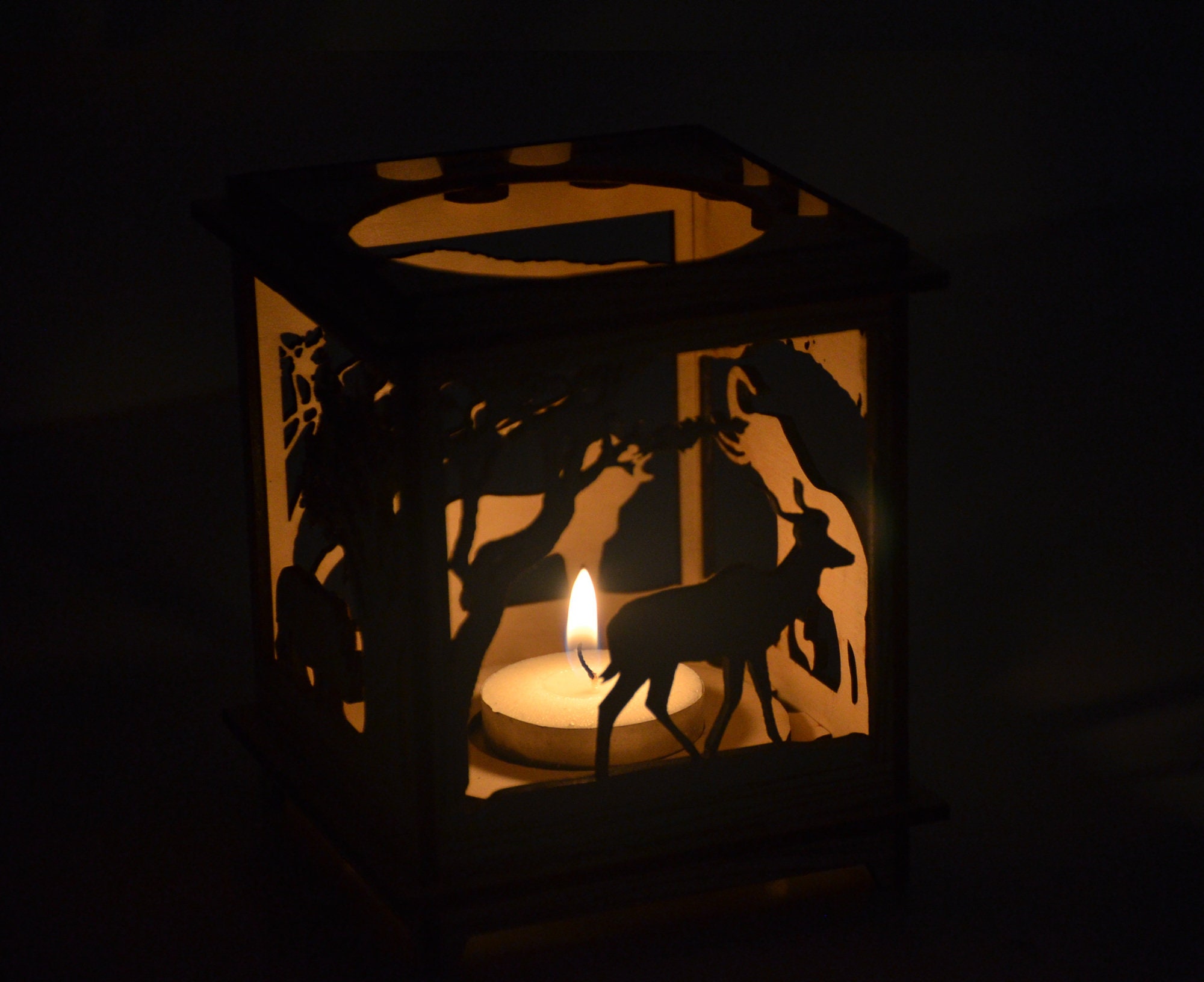 African Safari Candle Holder Glueless African Animals Digital Files for ...