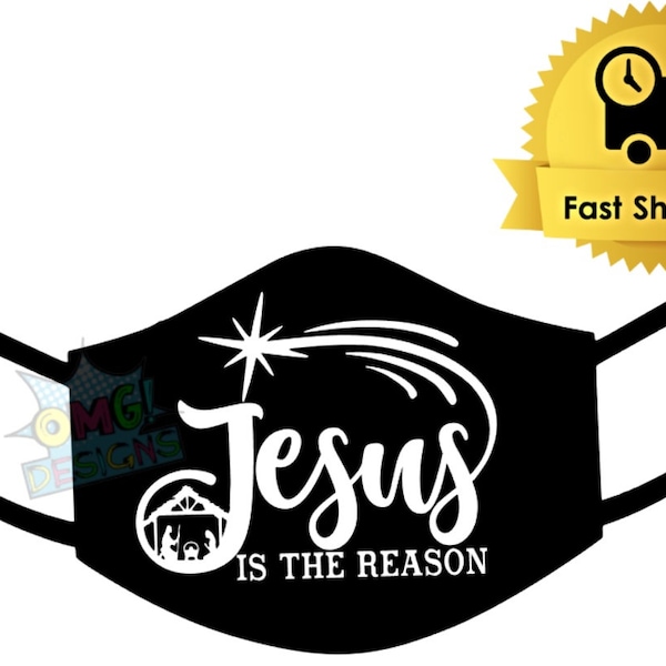 Jesus Face Mask - Etsy