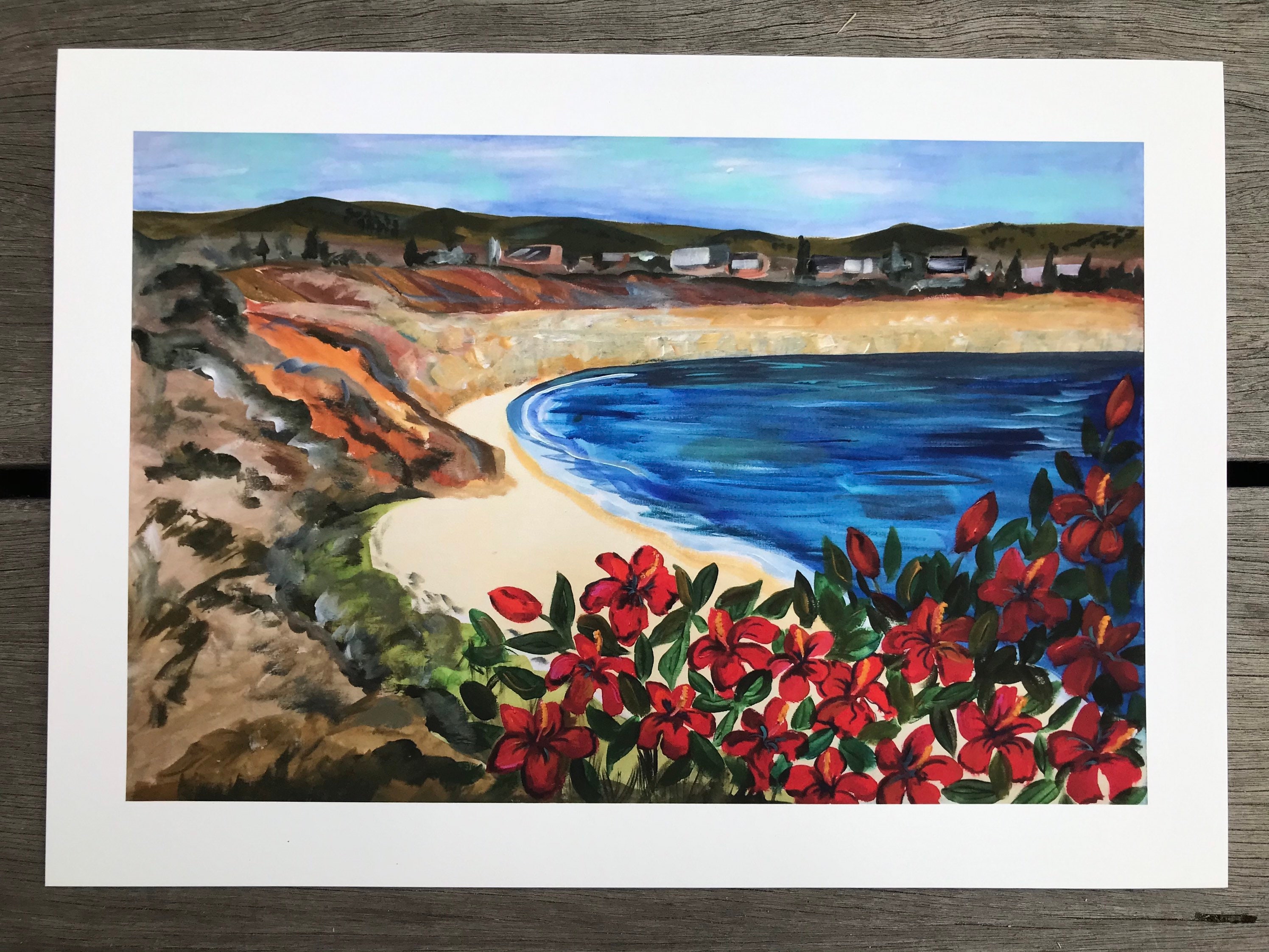 Art Print A4 Port Willunga Beach - Etsy