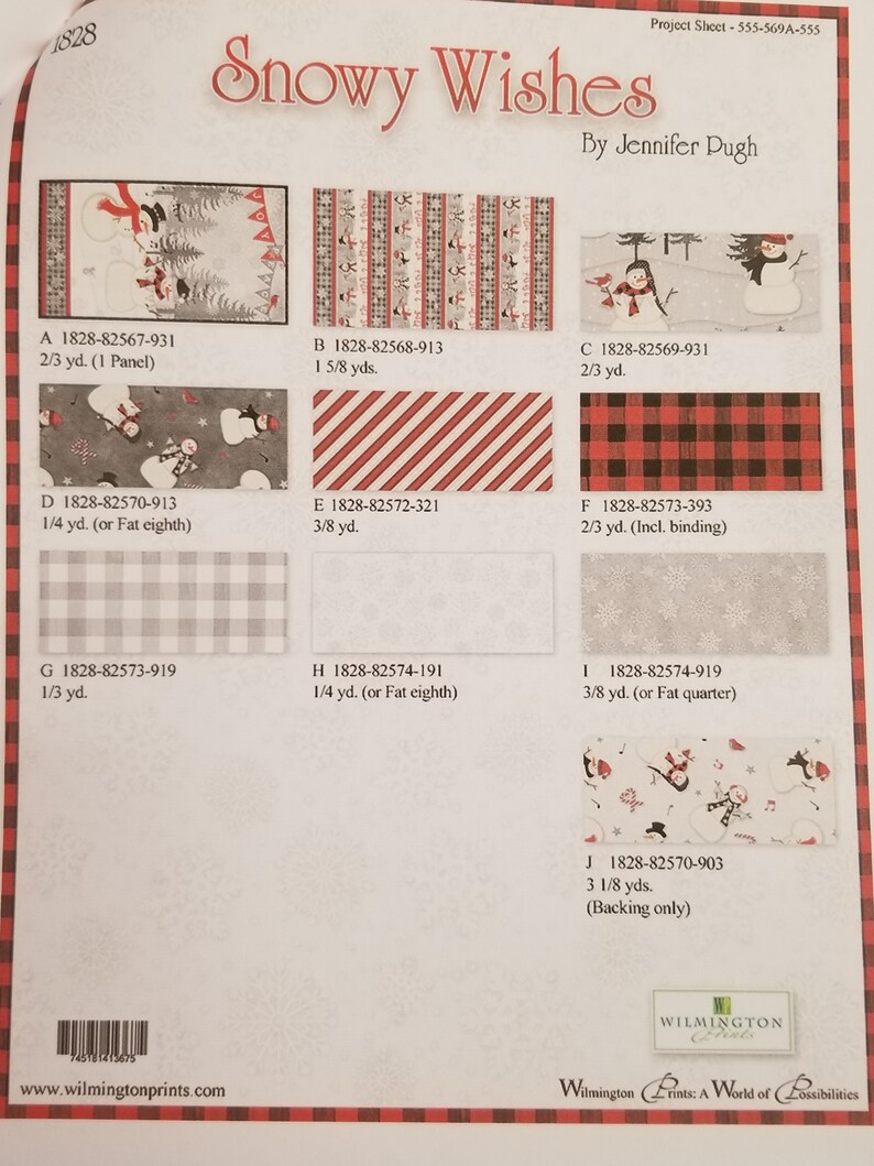 Snowy Wishes Quilt Kit - Etsy