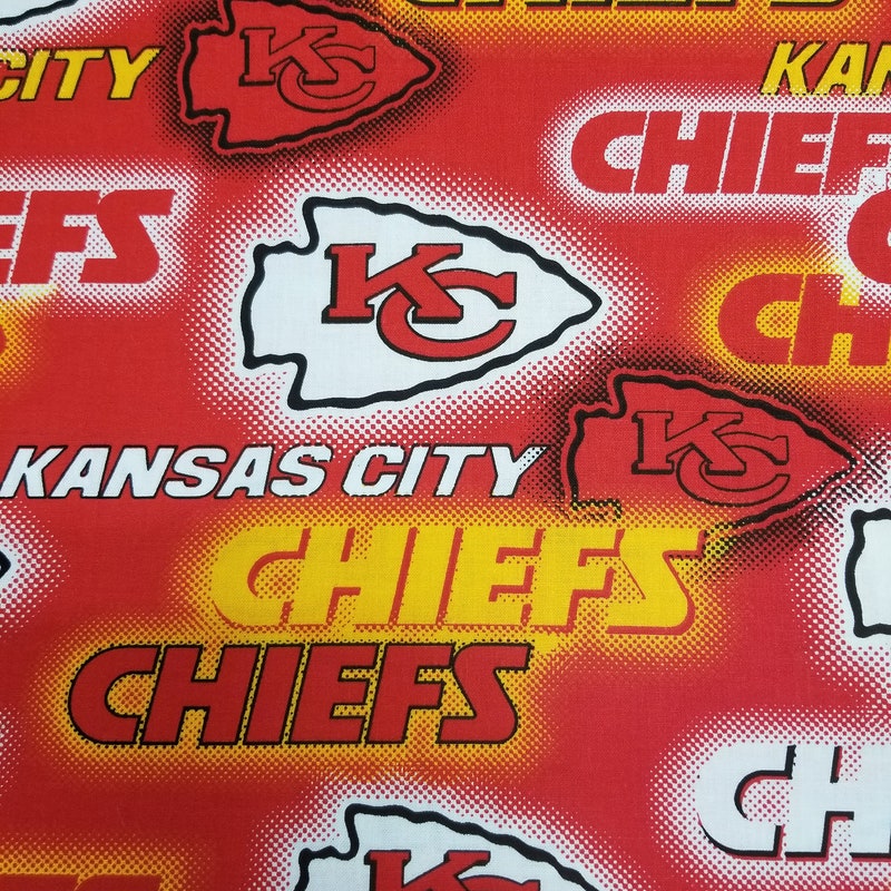 Kansas City Chiefs Fabric - Etsy