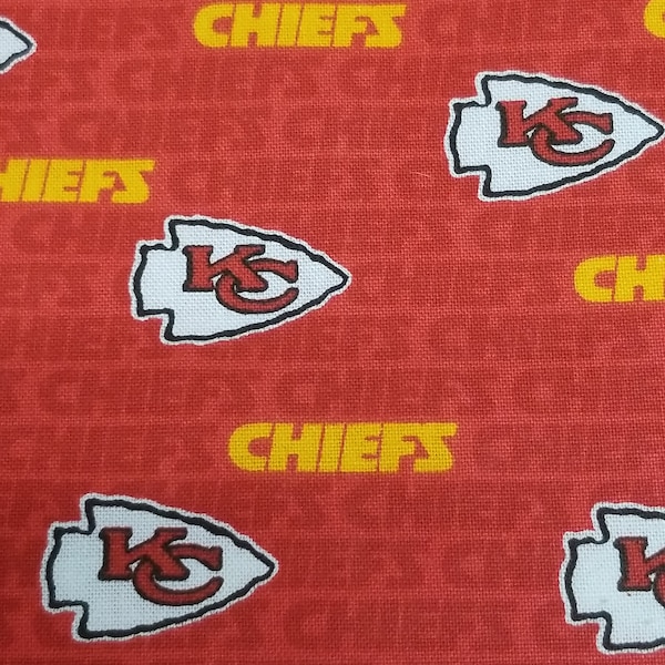 Kansas City Chiefs Fabric - Etsy