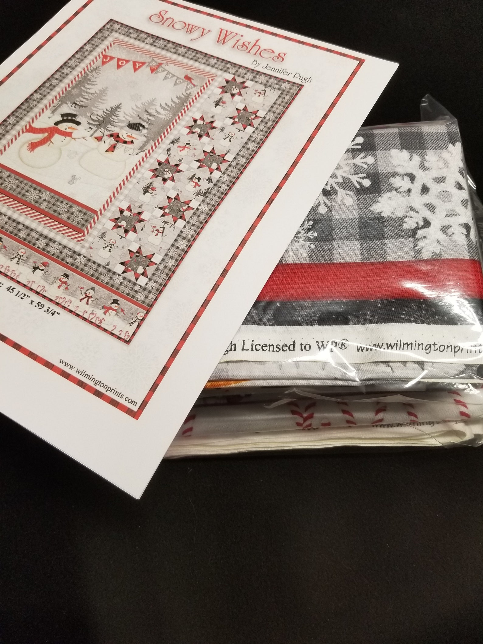 Snowy Wishes Quilt Kit - Etsy