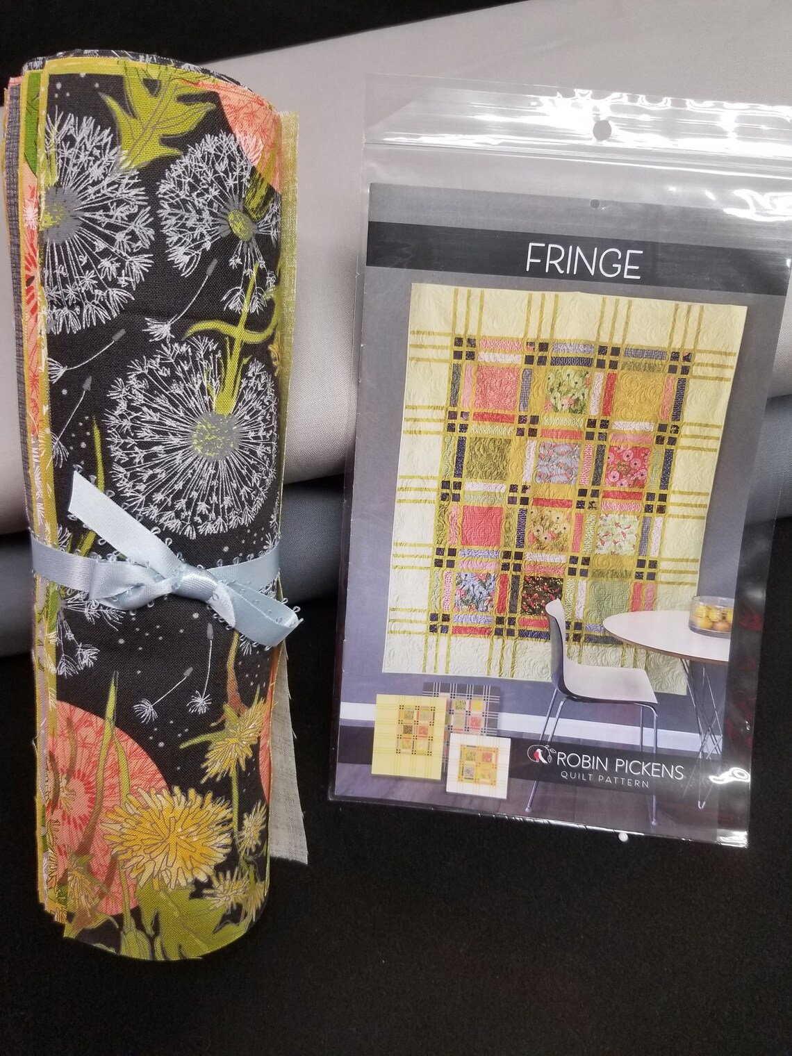 Dandi Annie Fringe Quilt Kit by Robin Pickins Gray Version - Etsy