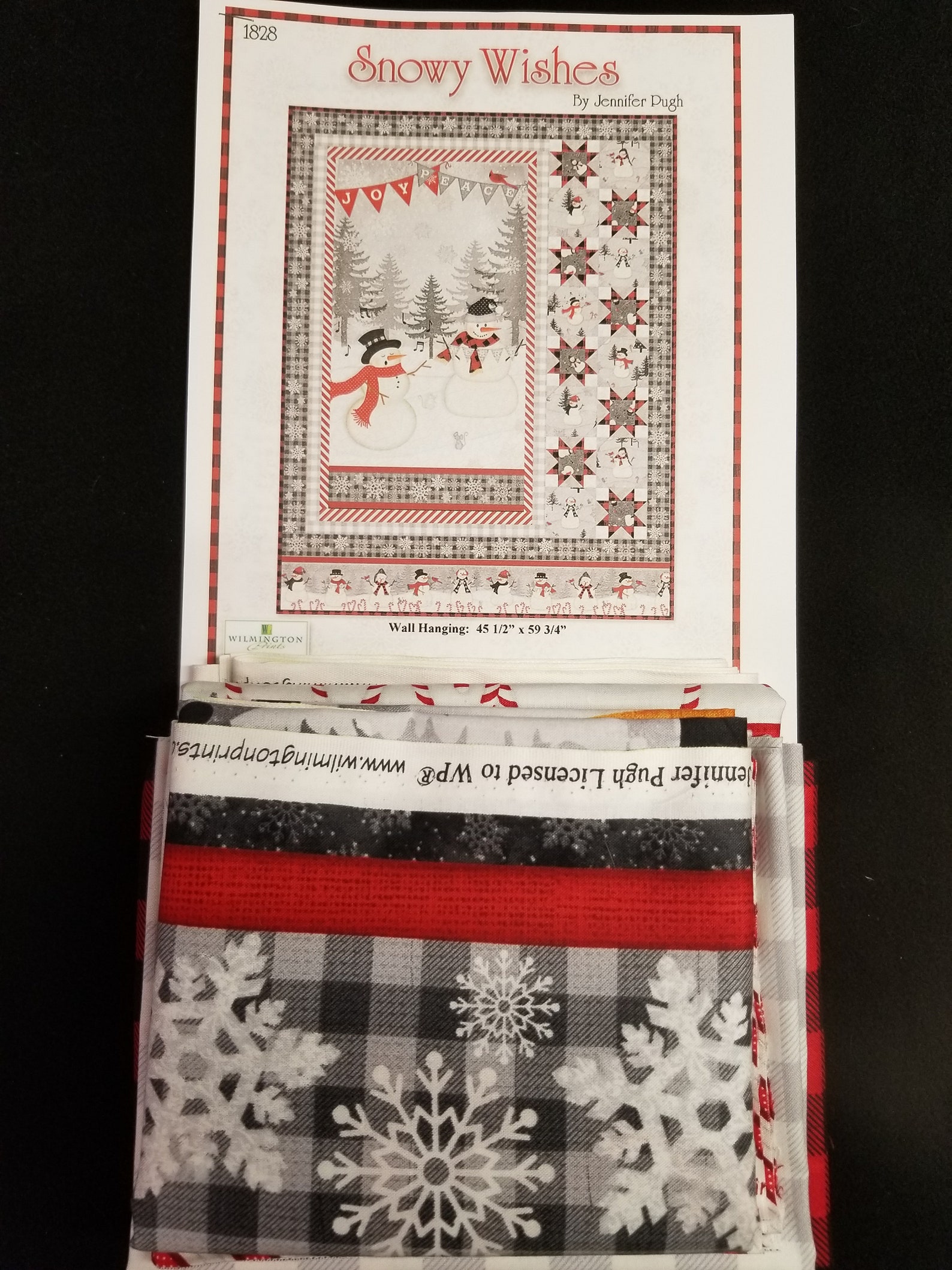 Snowy Wishes Quilt Kit - Etsy