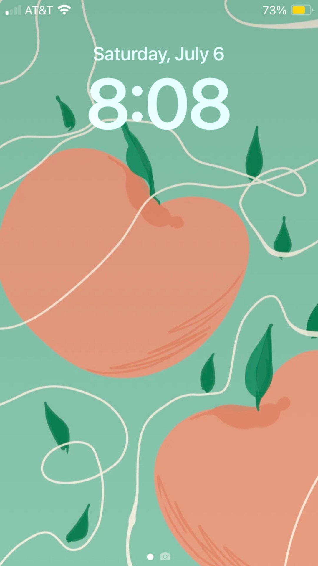 Pastel Peaches Phone Wallpaper - Etsy