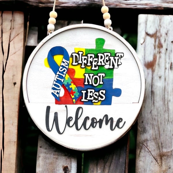 Autism Awareness Door Decor - Etsy