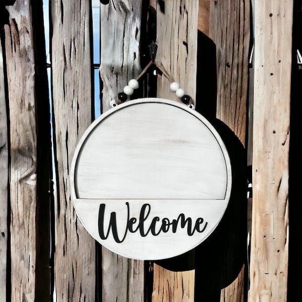 Interchangeable Welcome Sign - Etsy