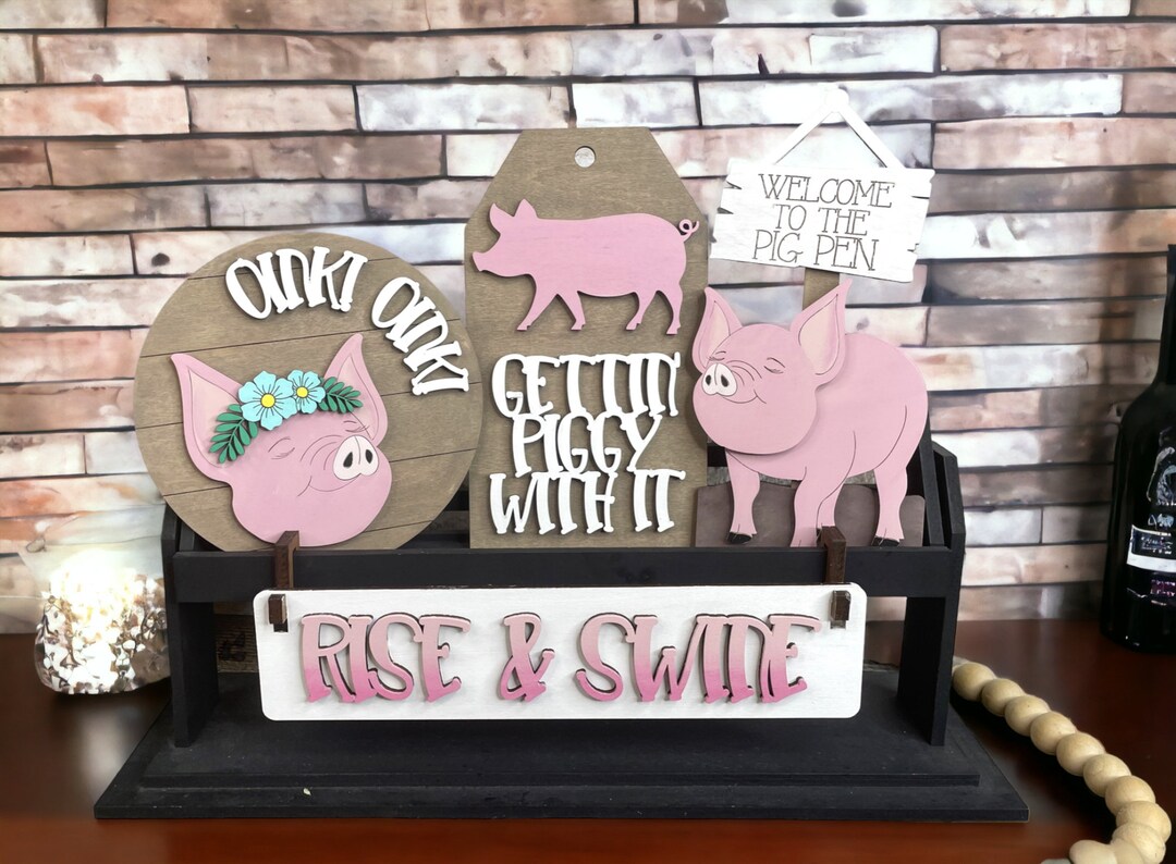 Rise and Swine Interchangeable Wagon Decor / Oink Oink / Welcome to the ...