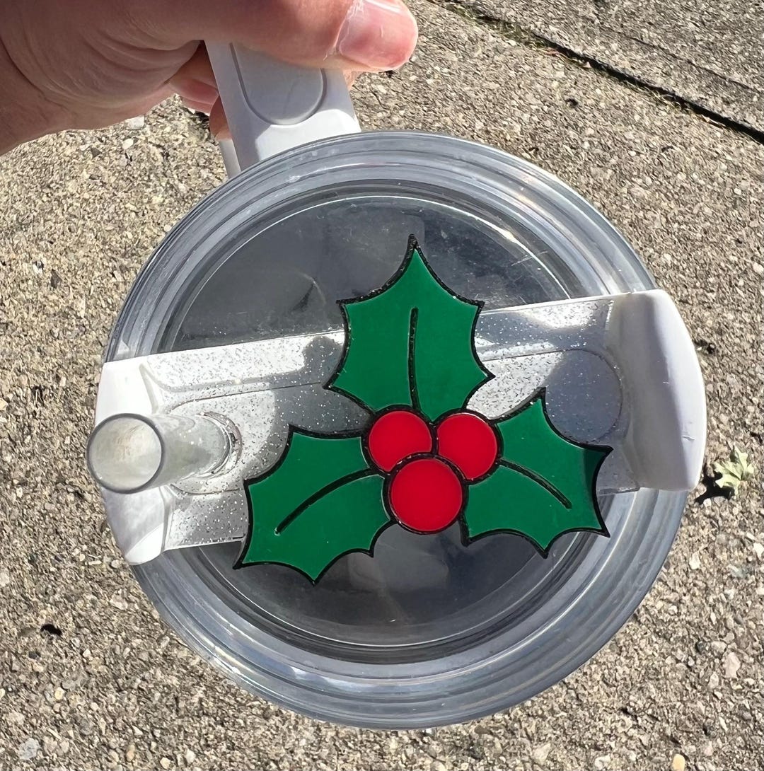 Merry Christmas Holly Stanley Topper / Mistletoe / Christmas Tree ...