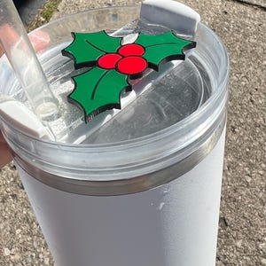 Merry Christmas Holly Stanley Topper / Mistletoe / Christmas Tree ...