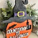 Pumpkin Countdown to Halloween / Witch / Halloween Decor / - Etsy