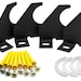 4X Universal Designer Radiator Brackets (anthracite) With Free Fixing ...