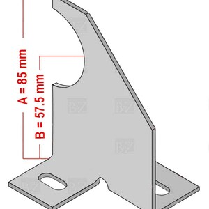 Universal Designer Radiator Wall Mount Brackets ( Silver ) With Free ...