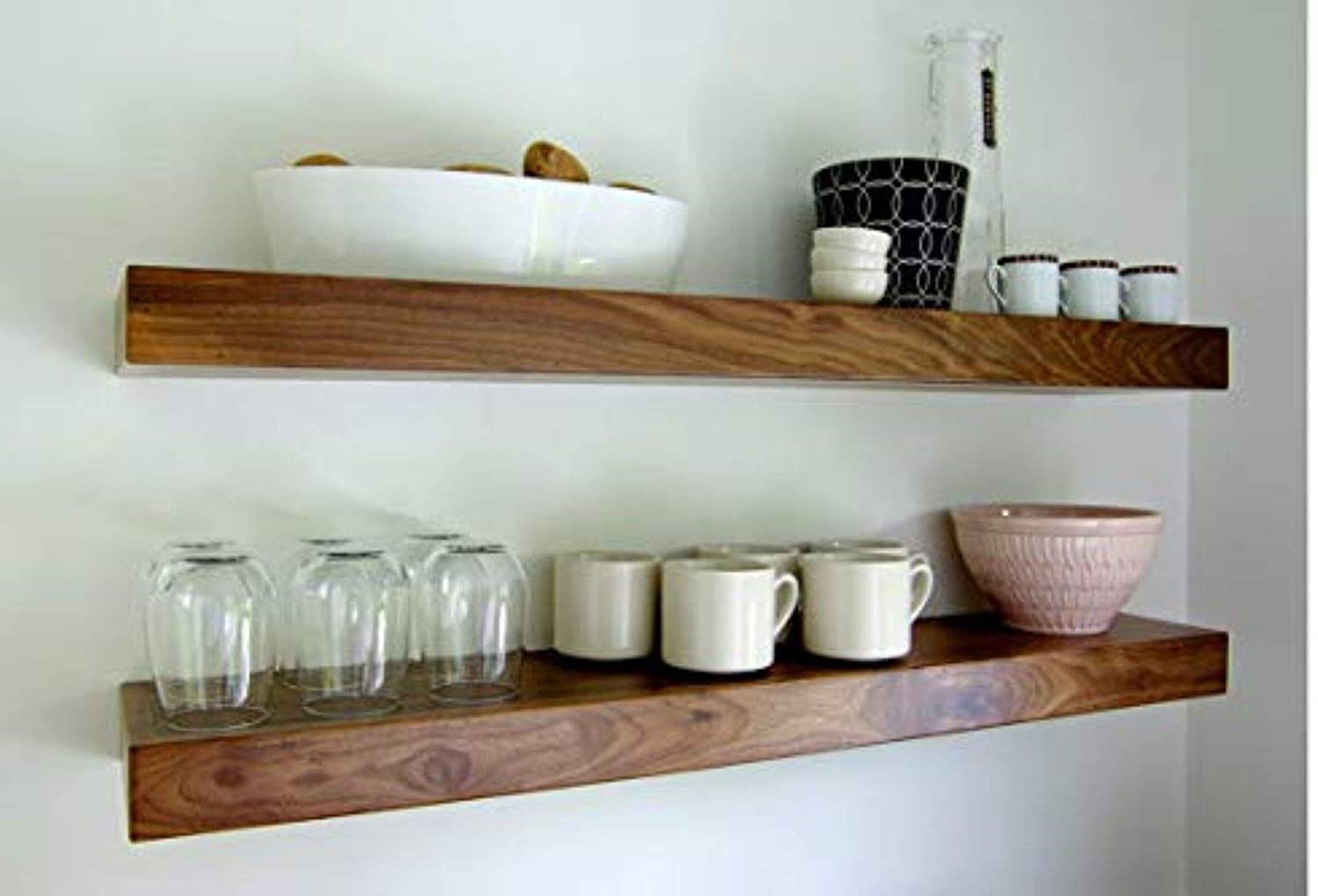 B&Z Heavy Duty Long Concealed Invisible Hidden Floating Shelf Brackets ...