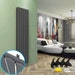 4X Universal Designer Radiator Brackets (anthracite) With Free Fixing ...