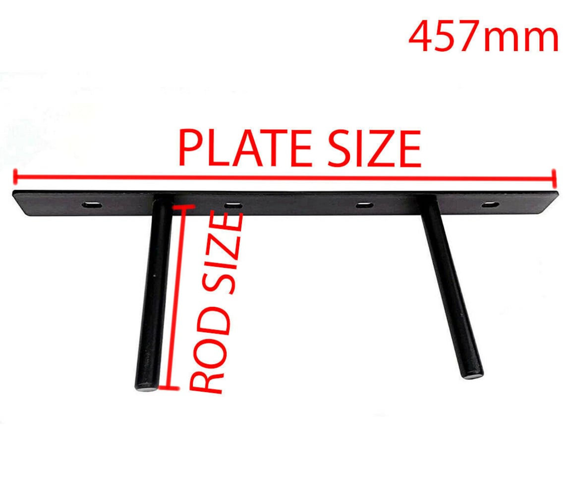 Floating Shelf Brackets Heavy Duty Long Concealed Invisible - Etsy UK