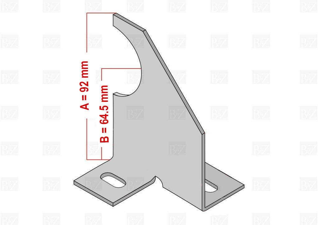 4X Universal Designer Radiator Brackets (anthracite) With Free Fixing ...