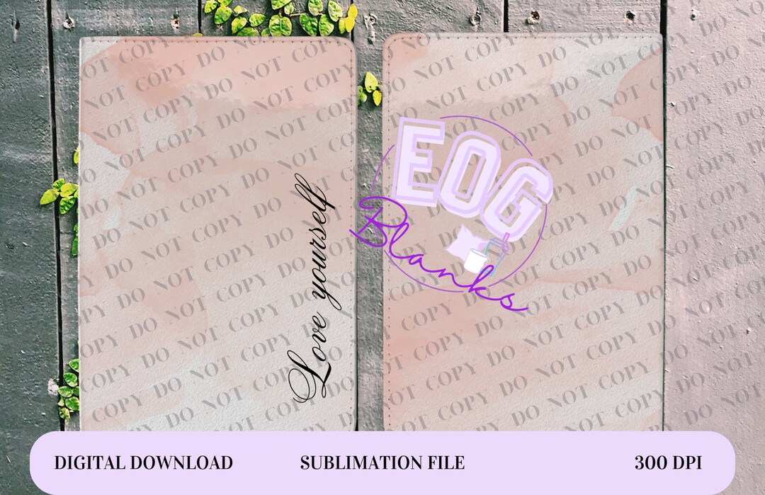 Sublimation Journal Cover PNG Design... Love Yourself Blush & Pink - Etsy