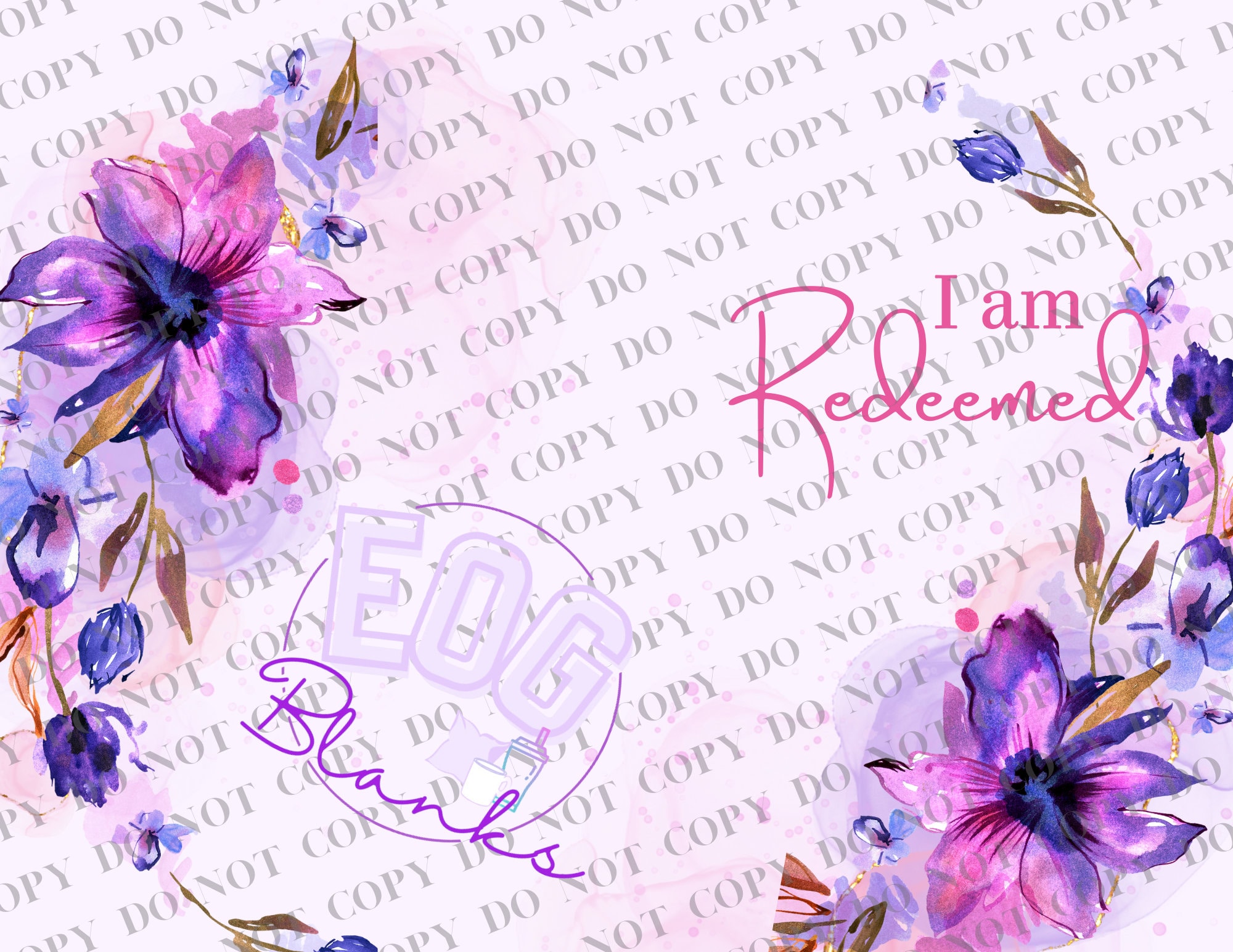 Sublimation Journal Cover PNG Design I Am Redeemed - Etsy
