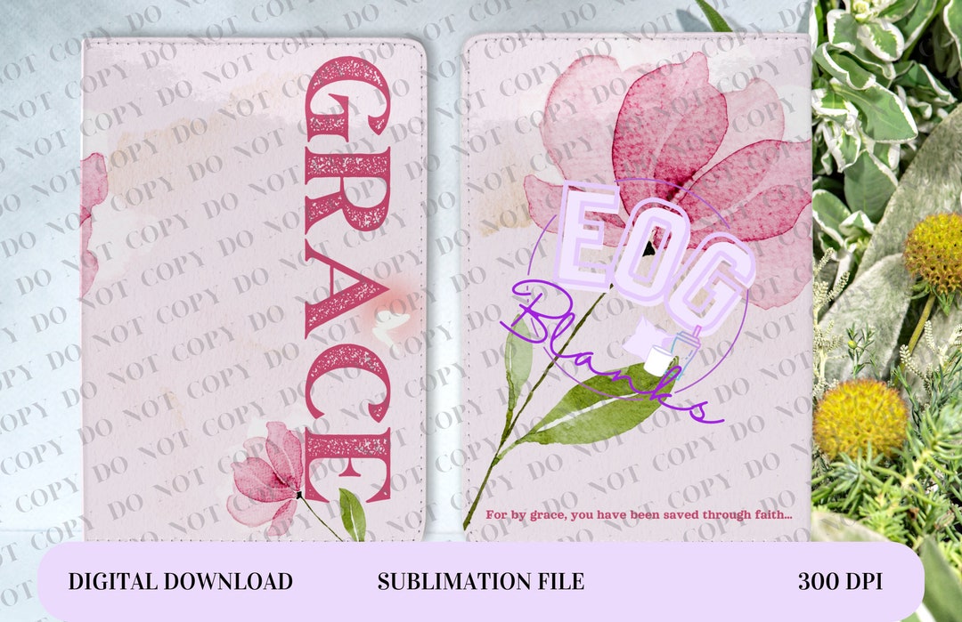 Sublimation Journal Cover PNG Design ...GRACE - Etsy