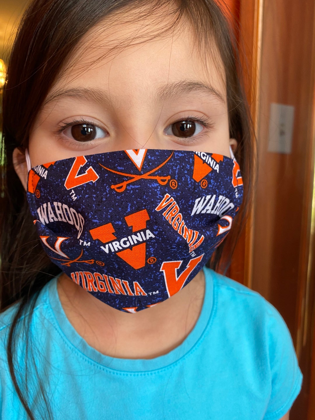 Virginia Wahoos Kids Face Mask. - Etsy Ireland