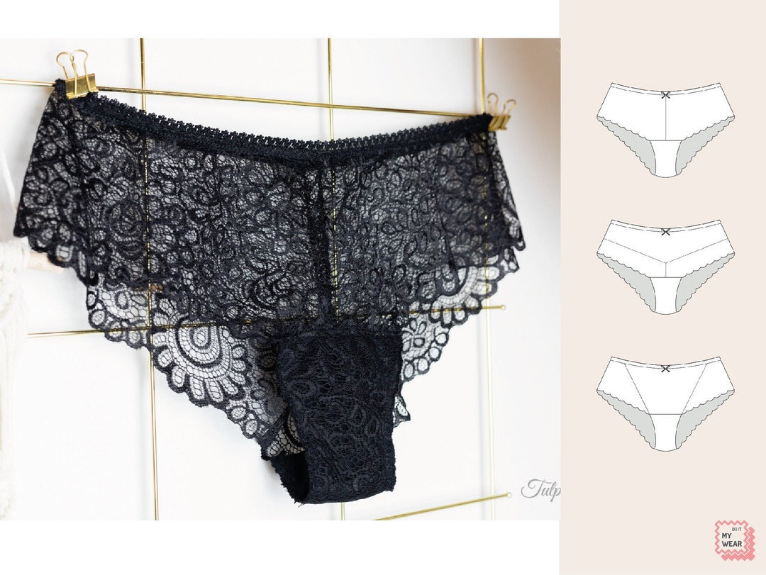 Lace Panty // Digital Sewing Pattern // Size EU 32-46 german - Etsy