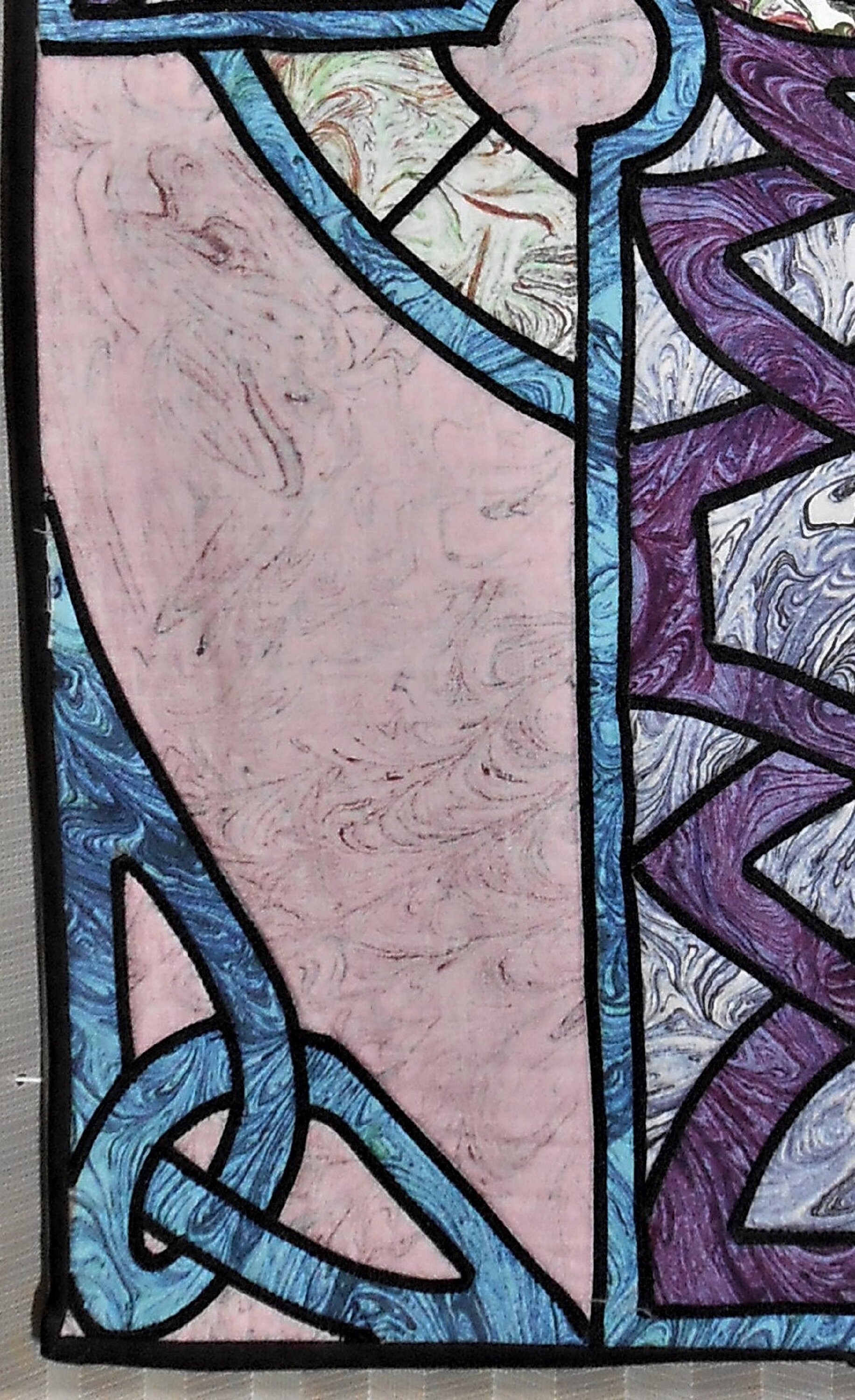 CC-004 Celtic Cross Stained Glass Wall Hanging by Celtic Crossworks One ...