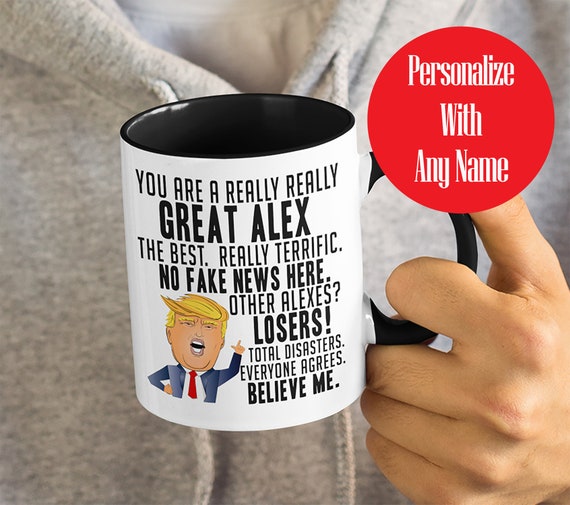 Personalized Funny Trump Coffee Mug Custom Name Trump Mug | Etsy