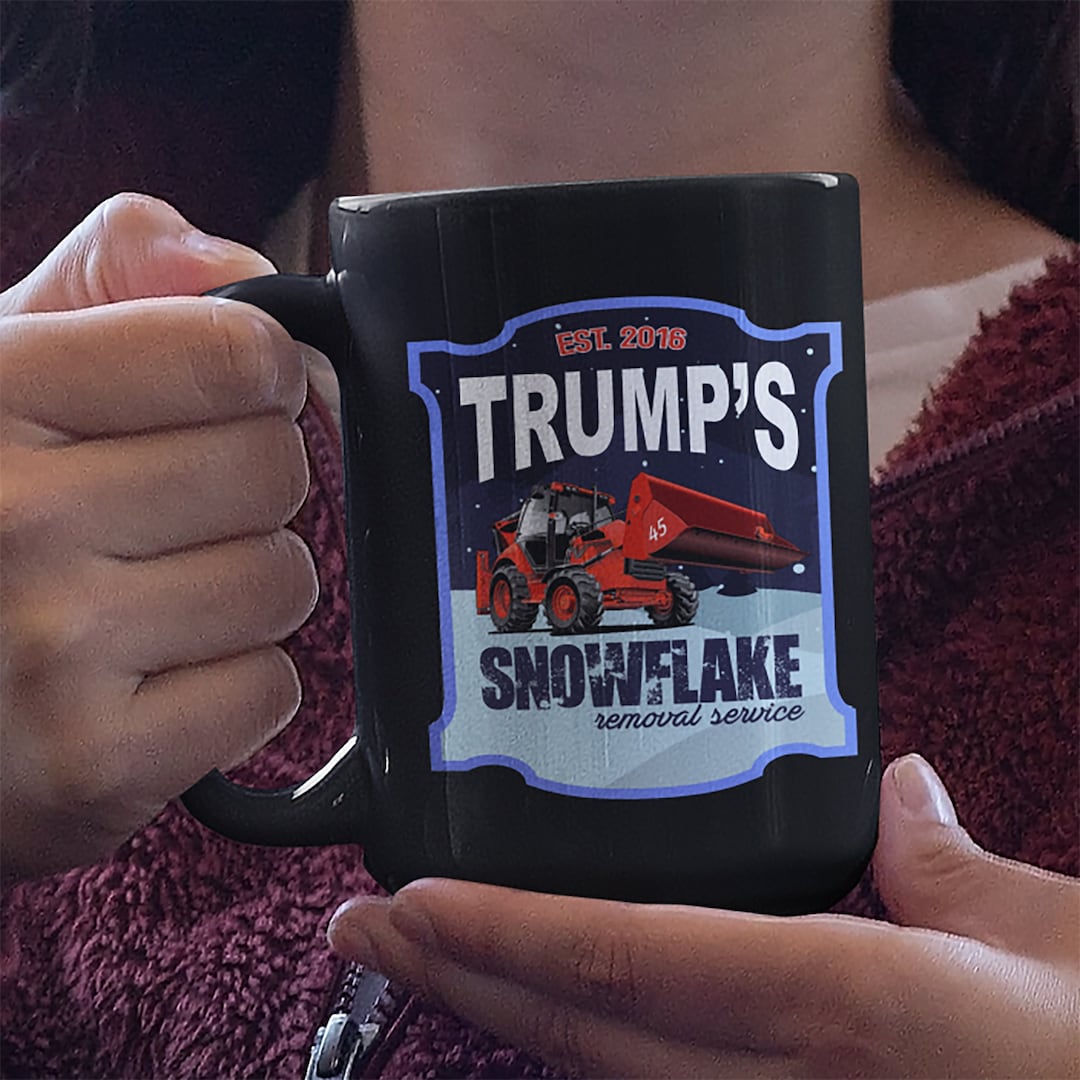15 Oz Trump Snowflake Conservative Mug, Conservative Gifts, Republican ...