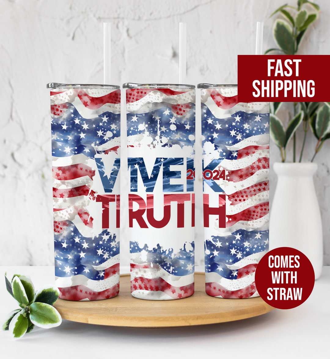Vivek Ramaswamy Tumbler, Vivek 2024 Tumbler, Vivek for President to Go ...