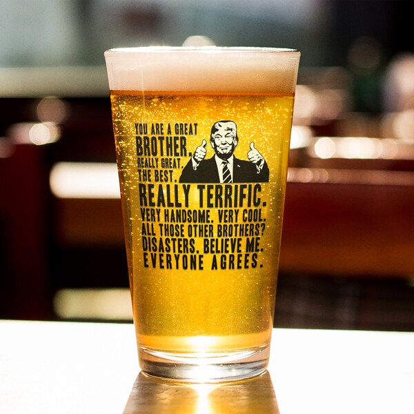 Trump Beer Glass - Etsy