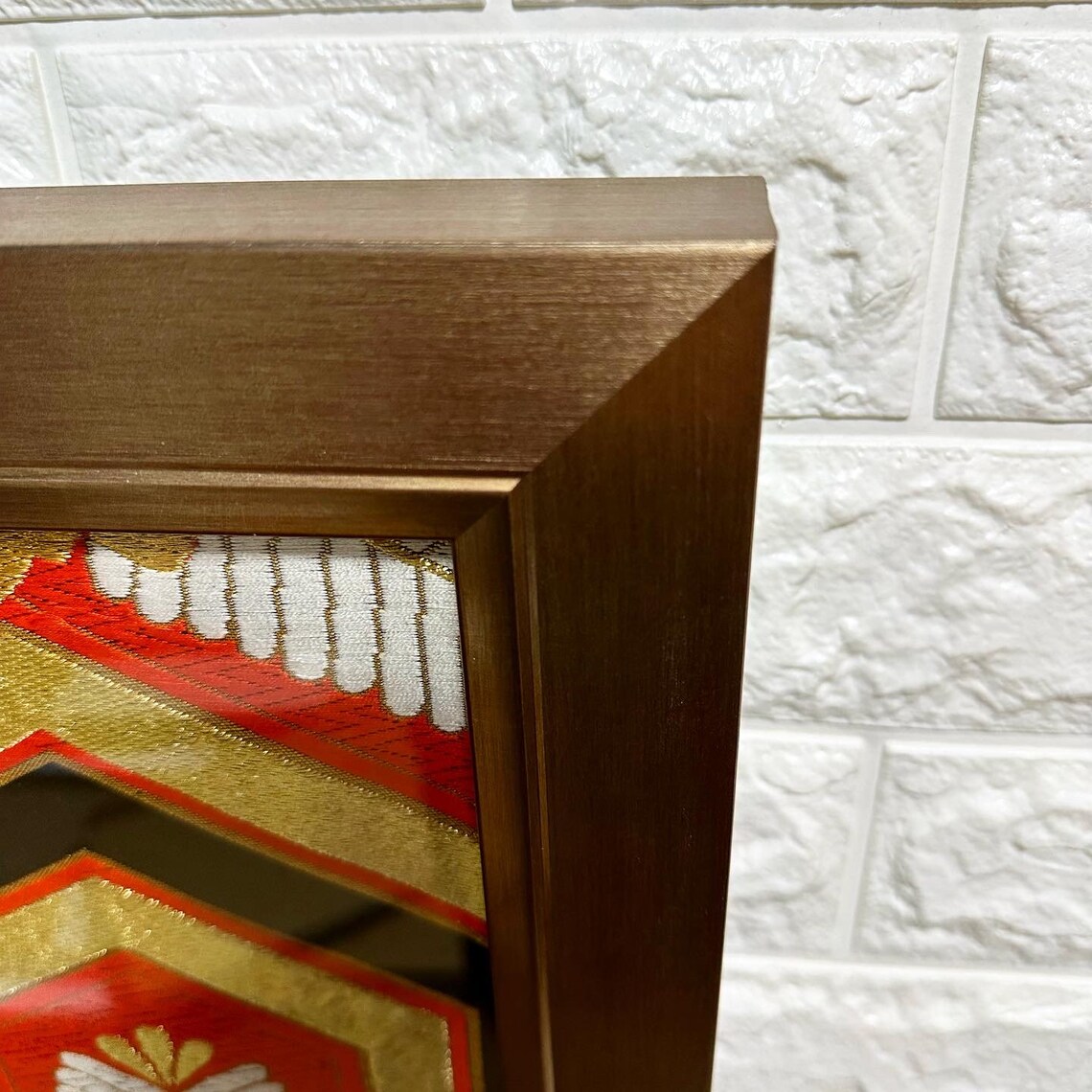 Framed It to Decorate the Japanese Vintage Obi.the Design is Kumikikkou ...